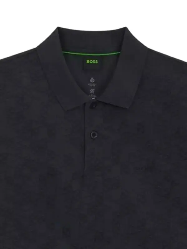 BOSS Geometric-print Polo Shirt