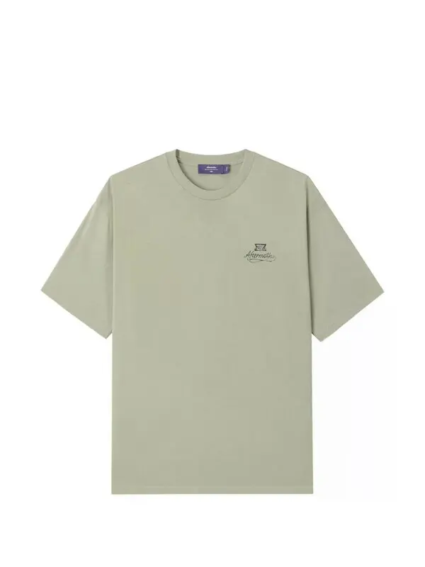 AFTERMATHS Logo-print Cotton T-shirt