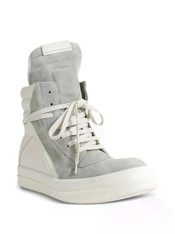 Rick Owens Geobasket High-top Sneakers - White