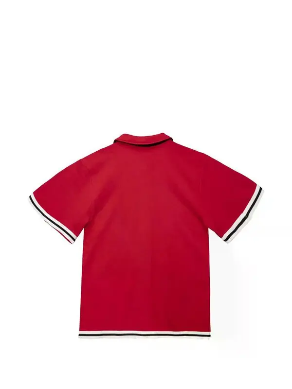Mitchell & Ness Chicago Bulls French Terry Polo Shirt