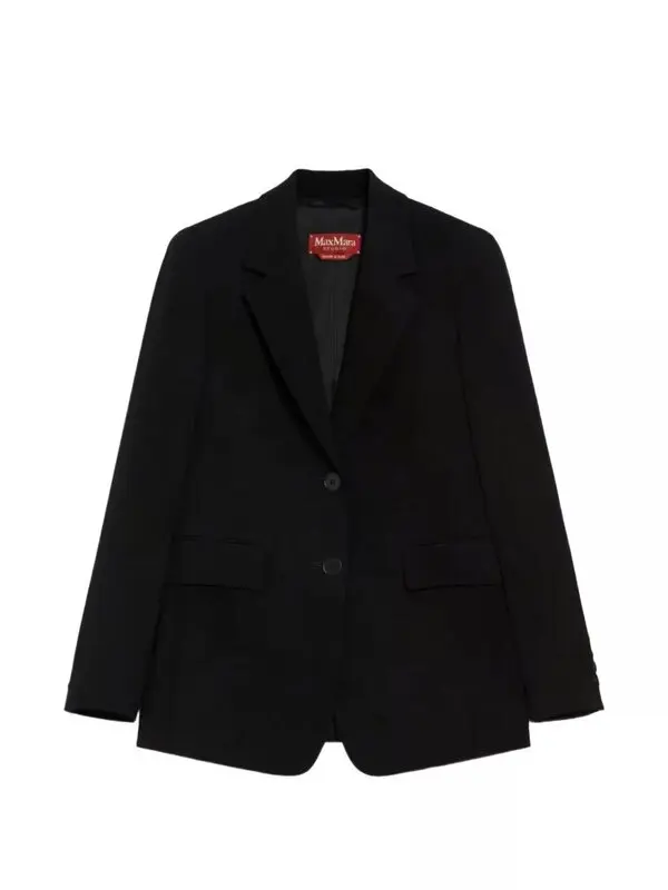 Max Mara Cady Single-breasted Blazer - Black