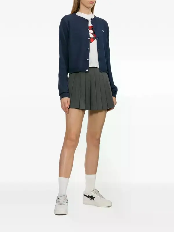 AAPE BY *A BATHING APE Apee™ A Bathing Ape® Logo Patch Button-up Cardigan