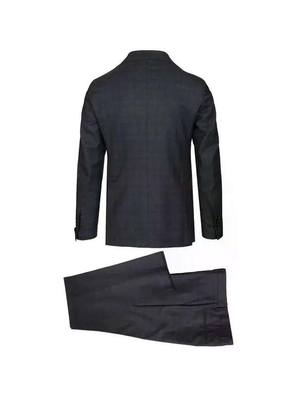 Tagliatore Vesuvio Prince Of Wales Check Suit