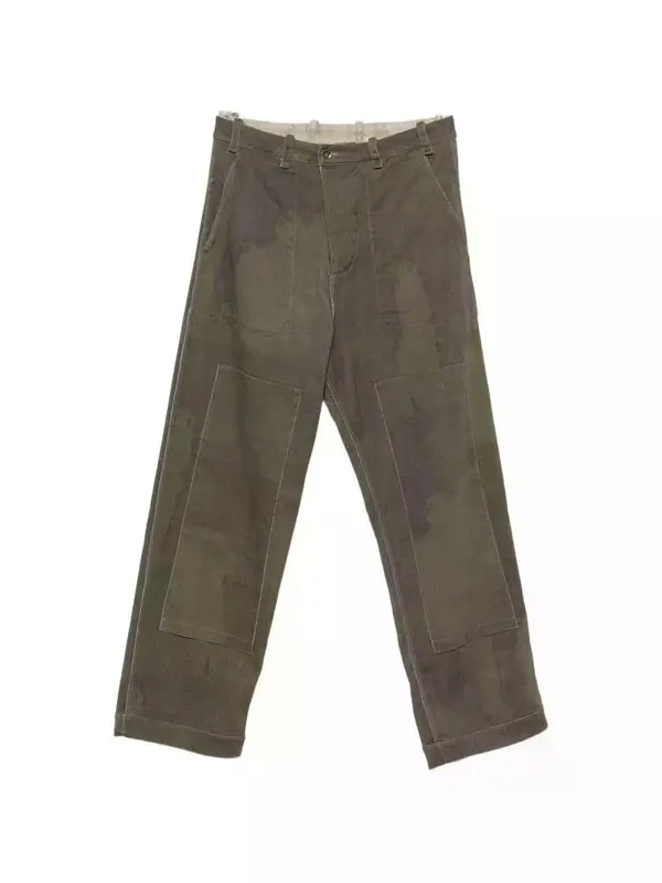 Masnada Panelled Distressed-effect Trousers