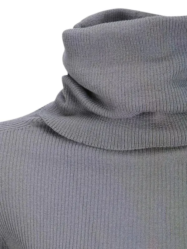 Rick Owens Ribbed-knit Long-sleeve Maxi Dress