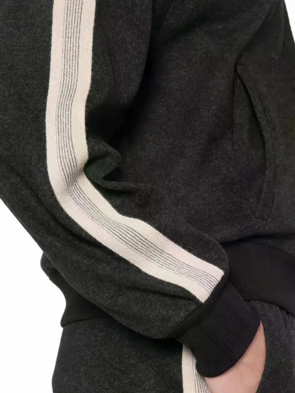 Peserico Zip-fastening Sweatshirt With Side Stripes