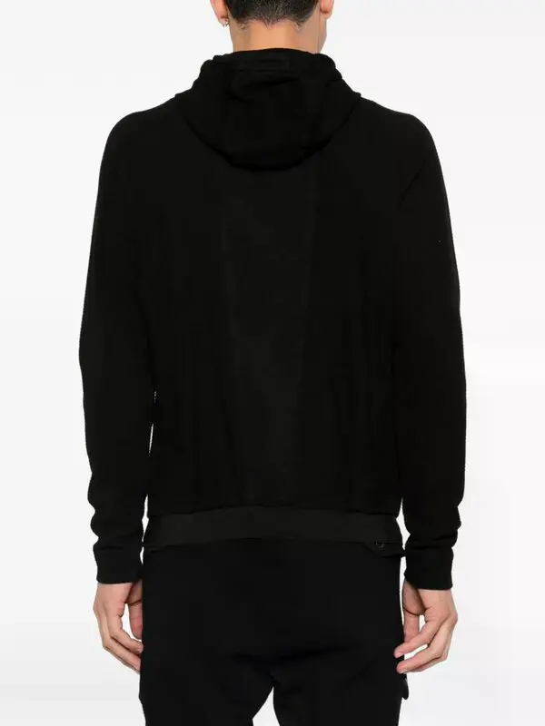 Masnada Long-sleeve Zip-fastening Hoodie