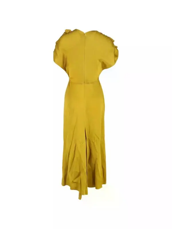 Victoria Beckham Ruffled Midi Dress