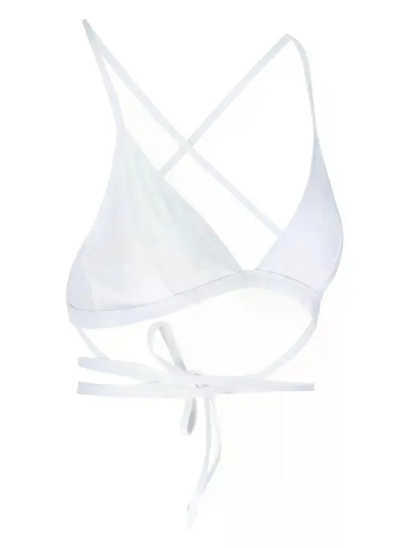 Isabel Marant Étoile Solange Cross-front Wrap Bikini Top