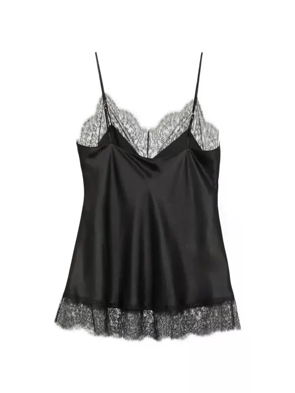 Carine Gilson Lace-trim Slip Top