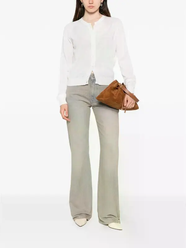 Liviana Conti Fine-knit Raglan-sleeve Cardigan