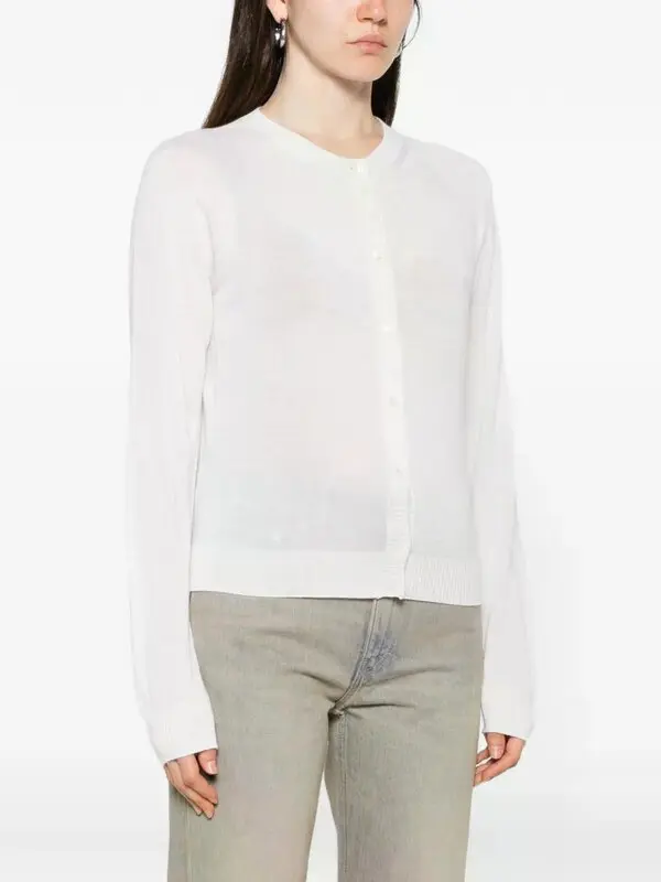 Liviana Conti Fine-knit Raglan-sleeve Cardigan