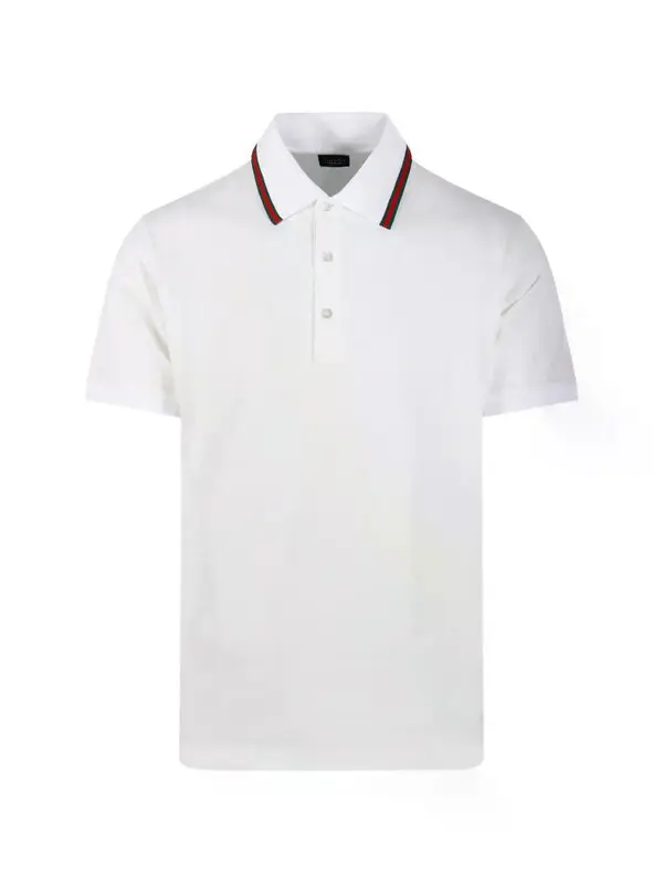 Gucci Web-stripe Polo Shirt