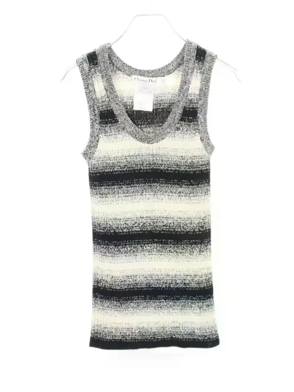 Dior Striped Knit Tank Top