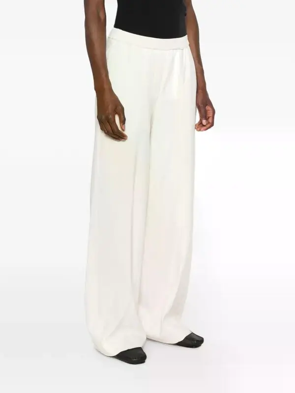 Peserico Elasticated-waistband Wide-leg Trousers