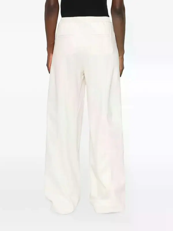 Peserico Elasticated-waistband Wide-leg Trousers