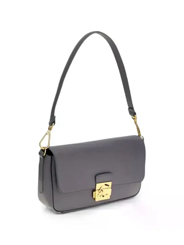 COCCINELLE Medium C-me Lock Leather Shoulder Bag