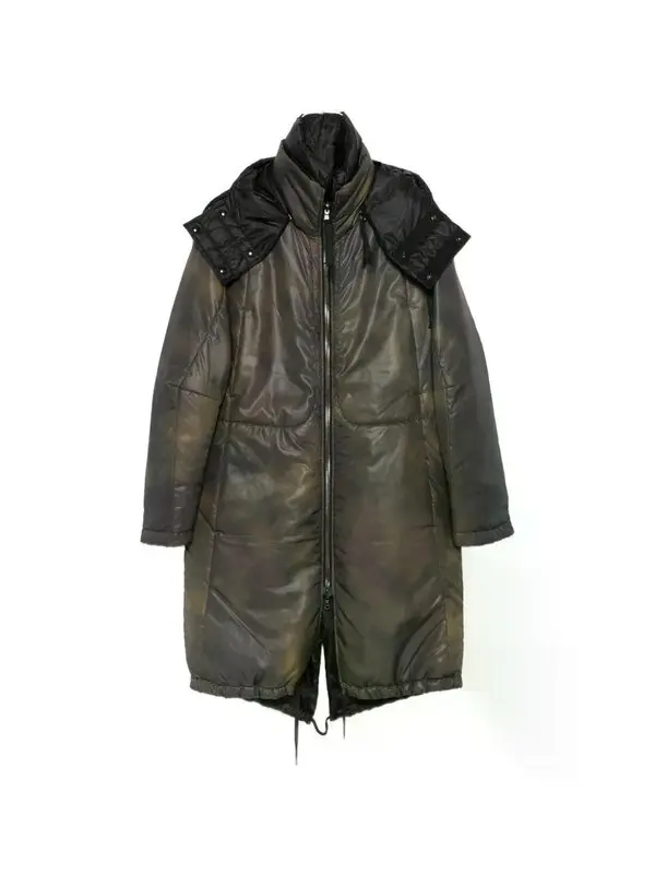 Masnada Printed Hooded Coat
