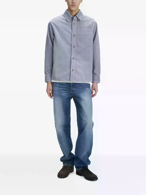 A.p.c. Corduroy Chest-pocket Shirt