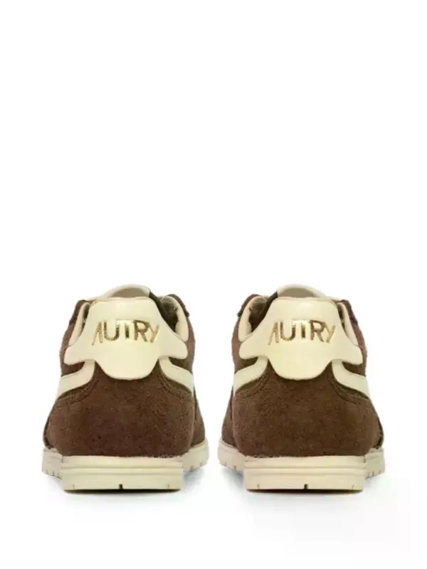 AUTRY Windspin Suede Leather Sneakers - Brown
