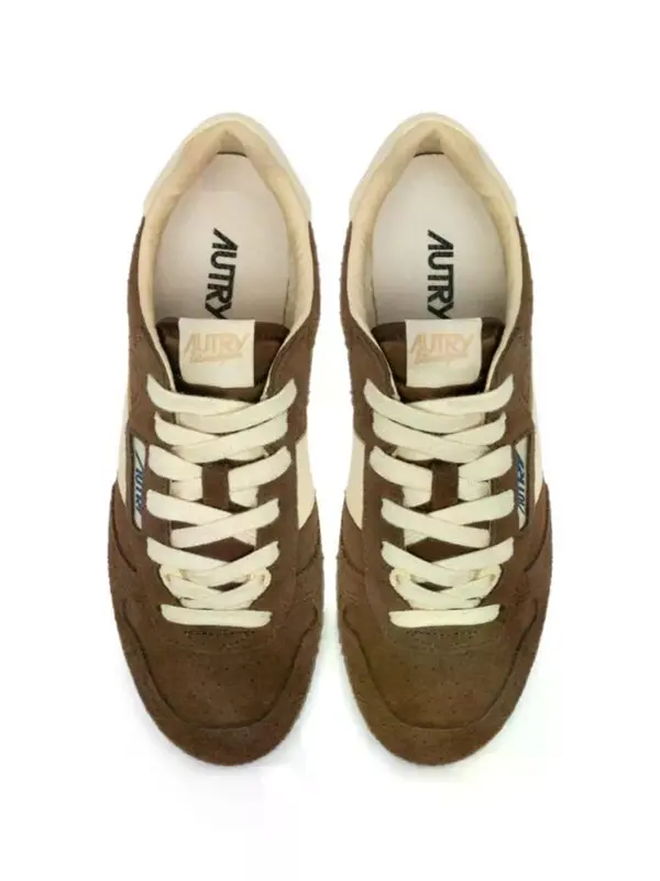 AUTRY Windspin Suede Leather Sneakers - Brown