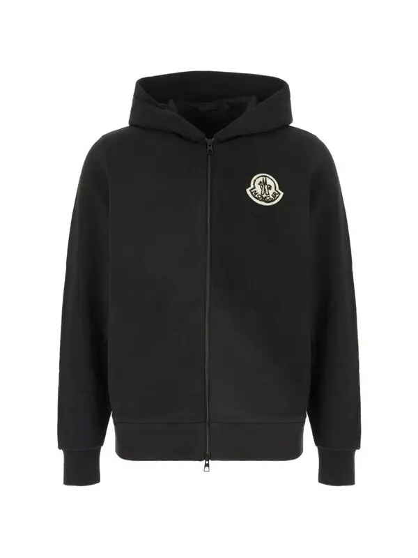 Moncler Logo-patch Zip-up Hoodie