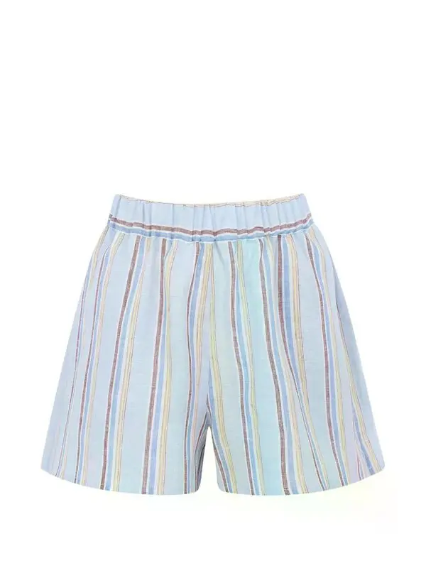 CAYET Anita Striped Shorts