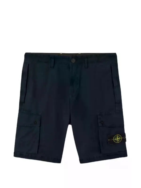 Stone Island Logo-patch Cargo Shorts
