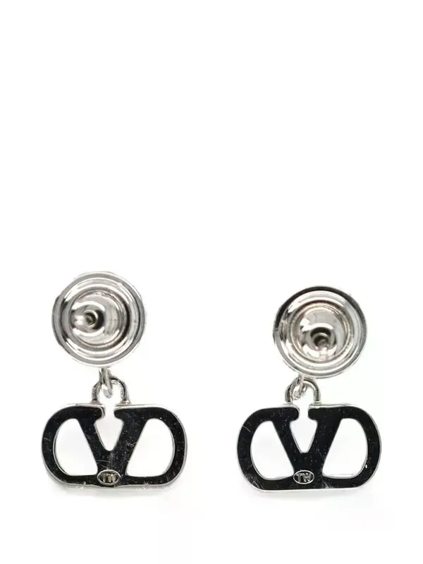 Valentino Garavani Vlogo Signature Faux-pearl Earrings - Silver