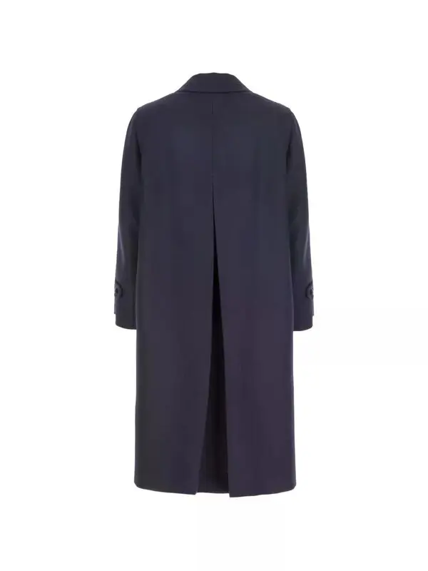 BLAZÉ MILANO Virgin Wool Smiley Pocket Coat
