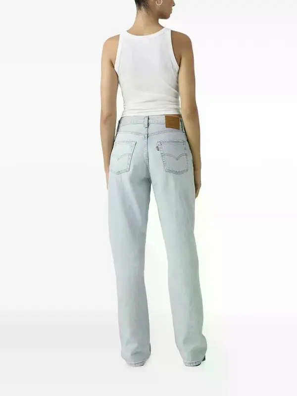 LEVI'S Easy Dad Faded-effect Straight-leg Jeans