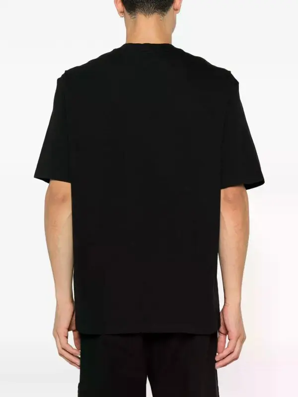 Stone Island Logo-print Chest-pocket T-shirt