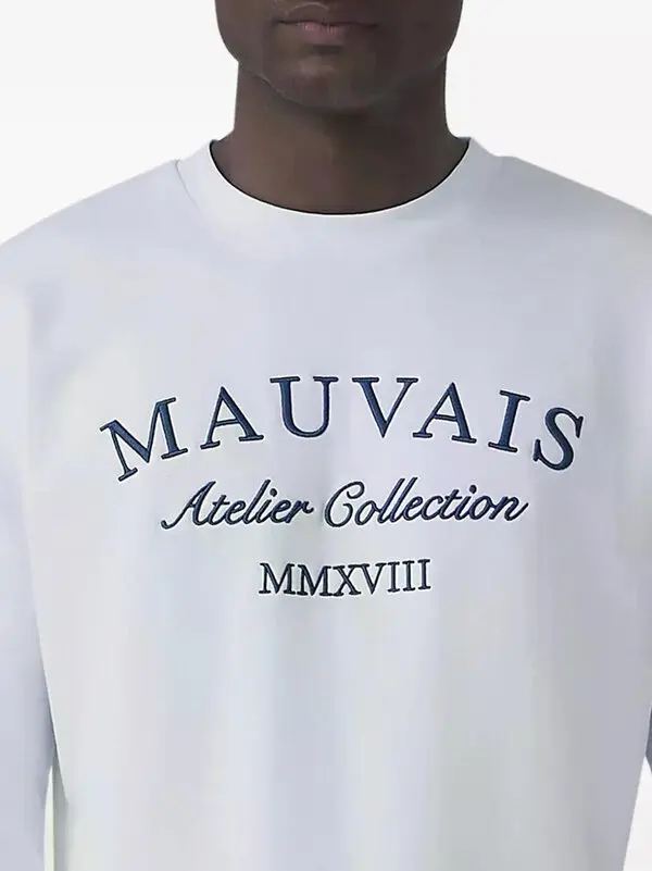 MAUVAIS Logo Embroidered Sweatshirt