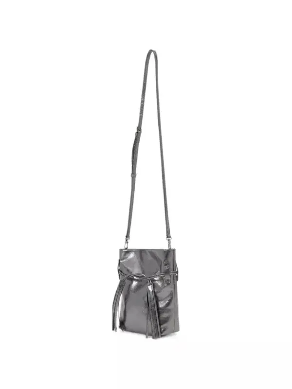 CastaÑer Florence Metallic-leather Shoulder Bag