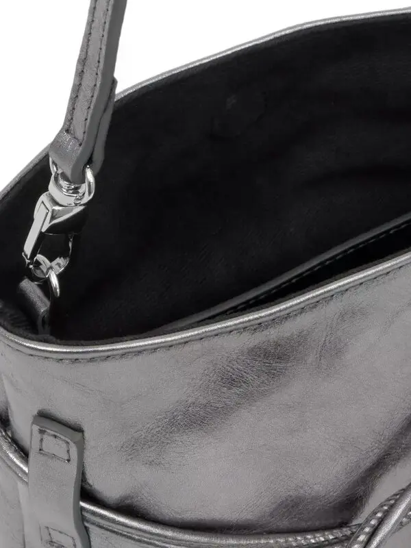 CastaÑer Florence Metallic-leather Shoulder Bag