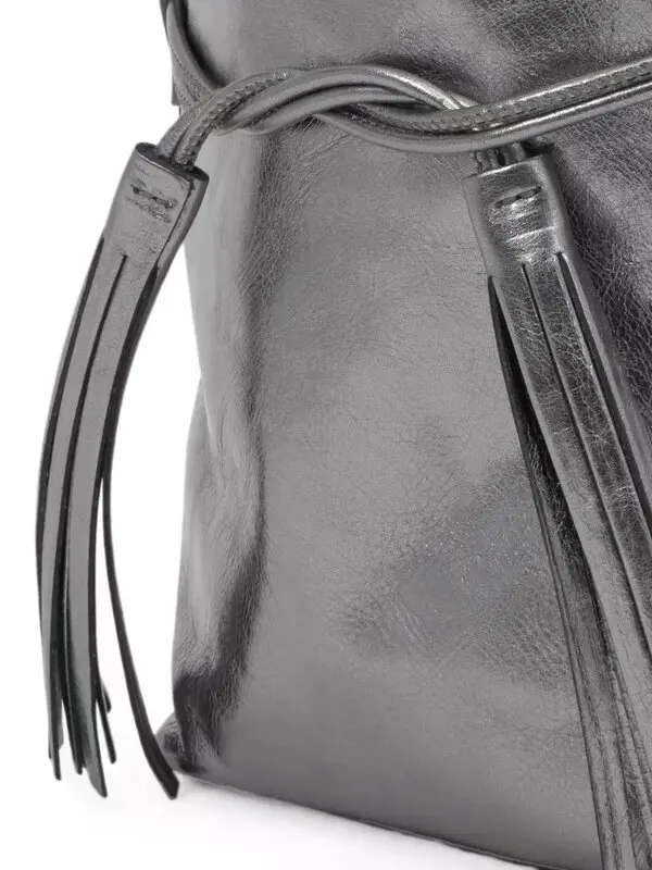 CastaÑer Florence Metallic-leather Shoulder Bag