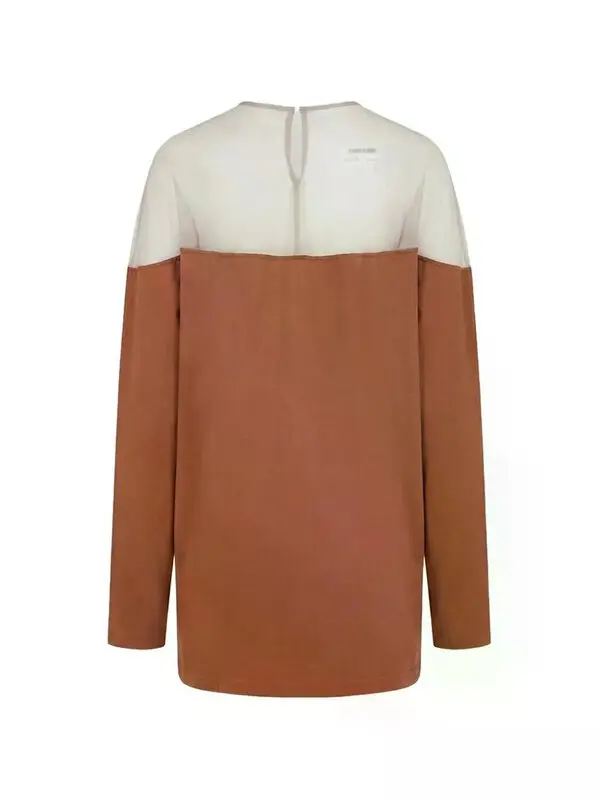 MAISON MARGIELA Logo-print Panelled T-shirt
