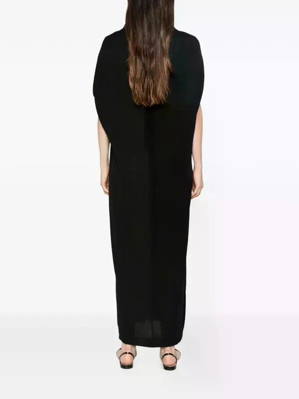 Liviana Conti Ribbed-trim Knitted Maxi Dress