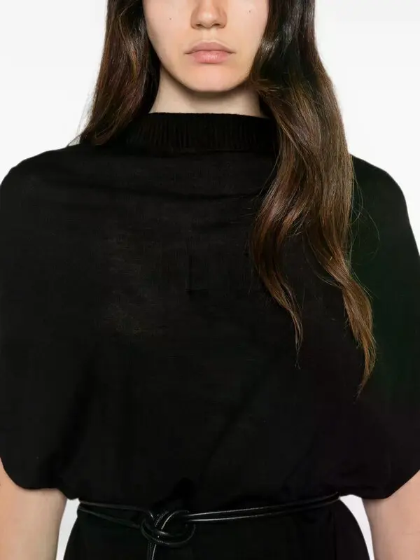 Liviana Conti Ribbed-trim Knitted Maxi Dress