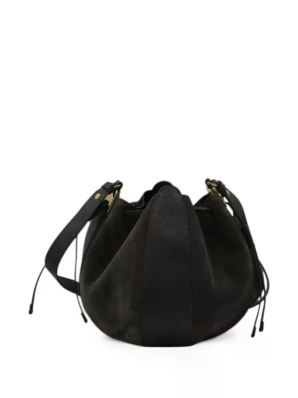 COCCINELLE Suede-panelled Shoulder Bag