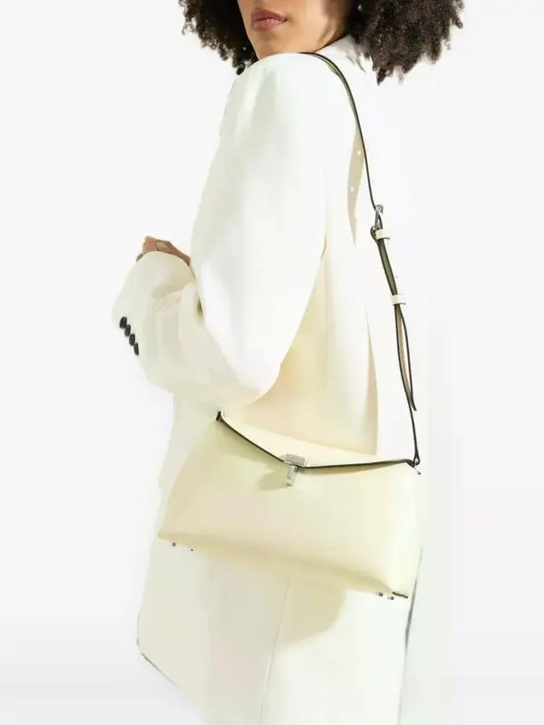 TOTEME T-lock Leather Shoulder Bag