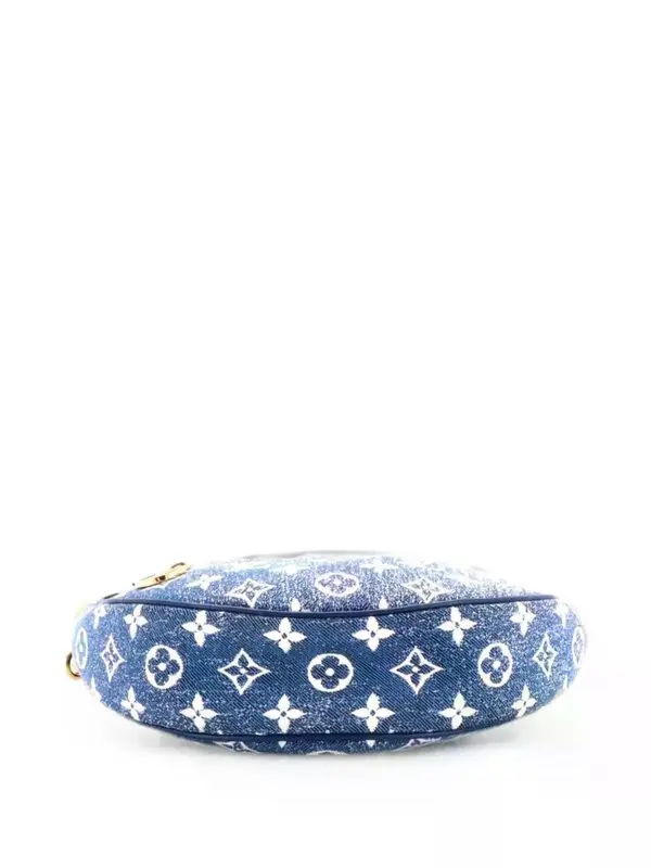 LOUIS VUITTON Loop Handbag Monogram Jacquard Denim Hobo Bag