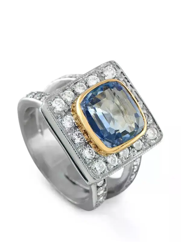 LB EXCLUSIVE Sapphire And Diamond Ring