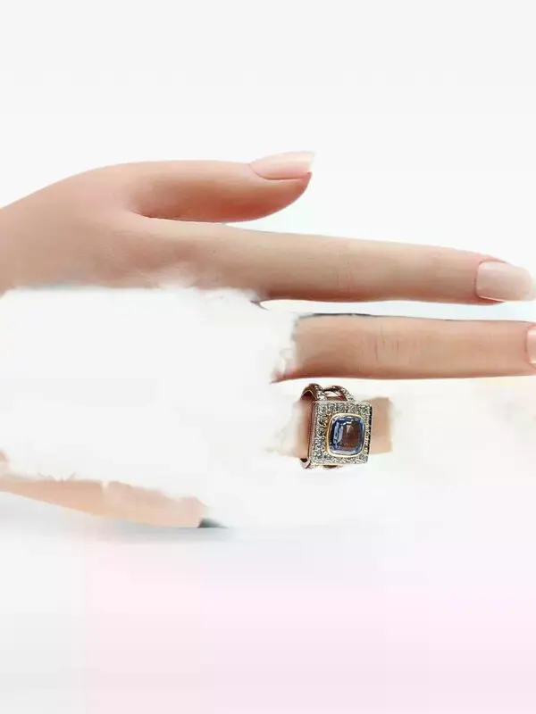 LB EXCLUSIVE Sapphire And Diamond Ring
