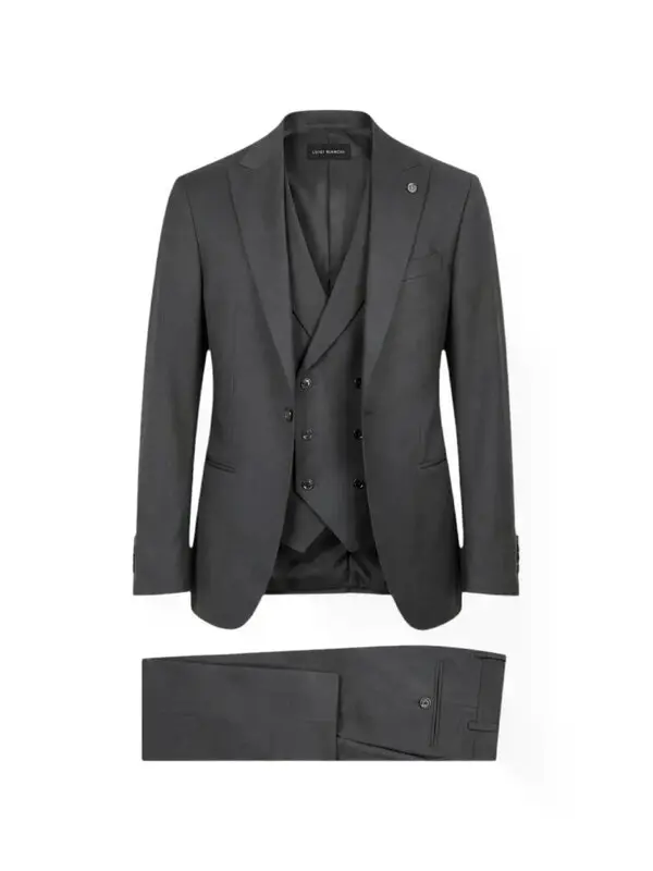 LUIGI BIANCHI MANTOVA Single-breasted Three-piece Suit