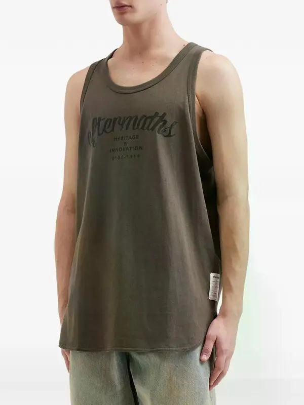 AFTERMATHS Logo-print Tank Top