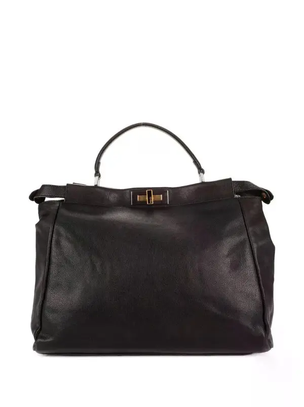 Fendi Peekaboo Tote Bag - Black