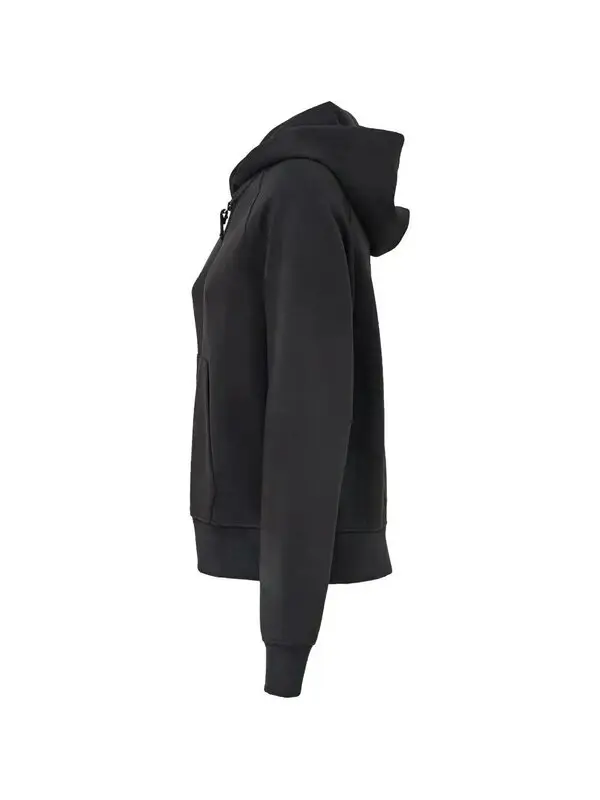 Max Mara Logo-embroidered Zip-up Hoodie