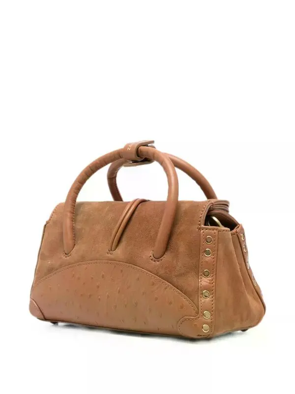 ZANELLATO Baby Dotta Suede Tote Bag