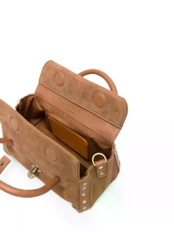 ZANELLATO Baby Dotta Suede Tote Bag